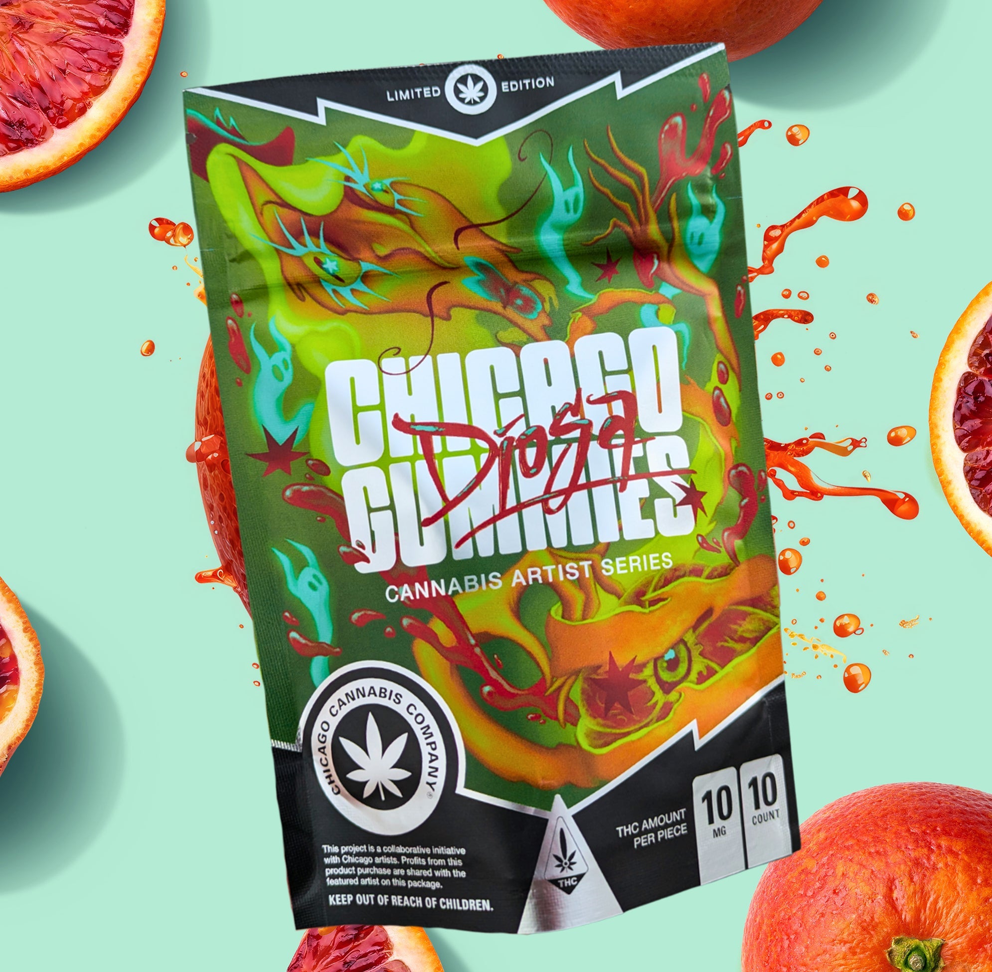 Chicago Gummies: Artist Series (100mg) – Good Mood Gummies